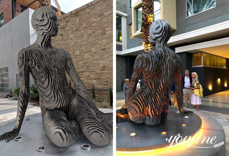 Modern Metal Human Sculpture for Sale - YouFine Art Sculpture