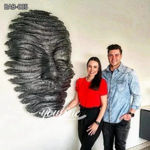 Abstract Bronze Large Face Sculpture - YouFine Art Sculpture