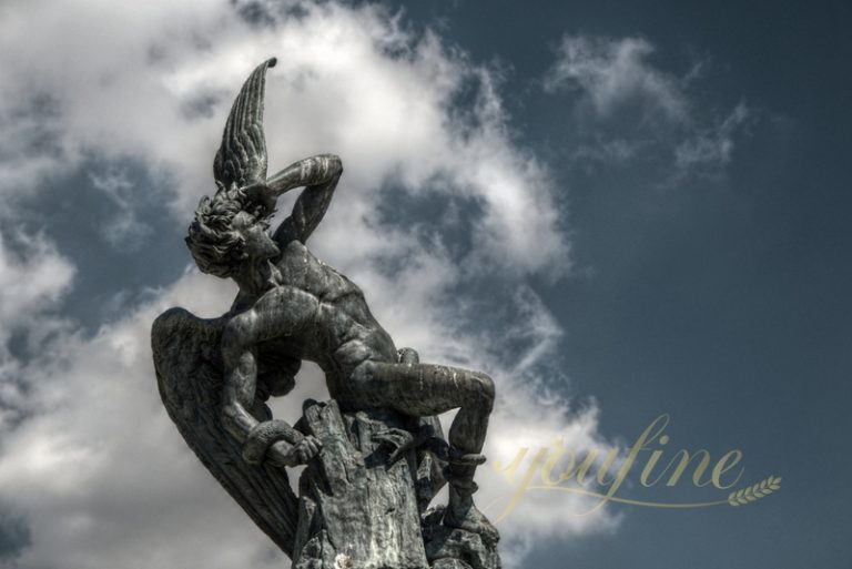 Bronze The Fallen Angel Statue For Sale