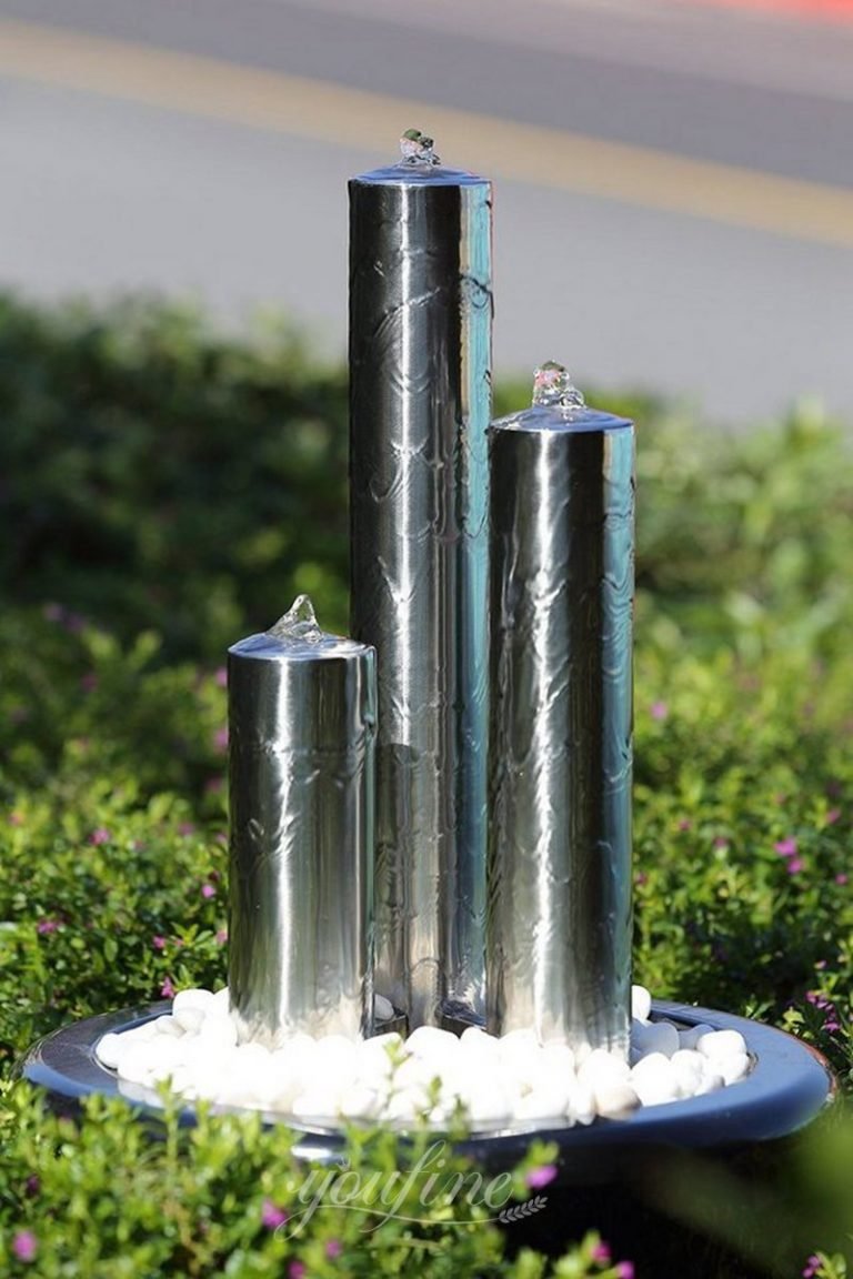 Custom Metal Water Fountain - YouFine Art Sculpture