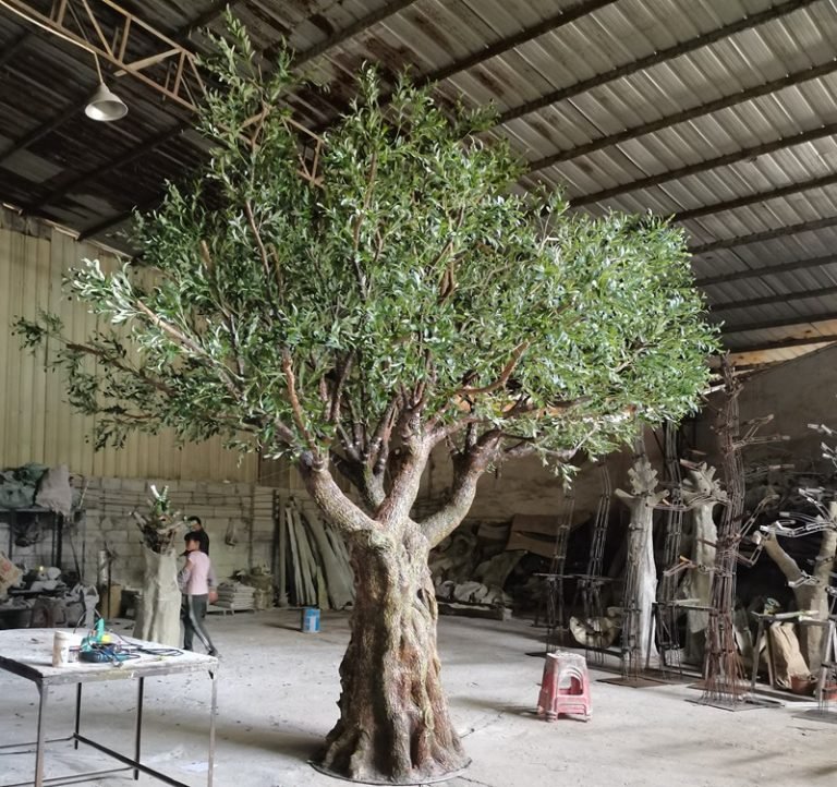 Fiberglass Simulation Outdoor Tree Sculpture - YouFine Art Sculpture