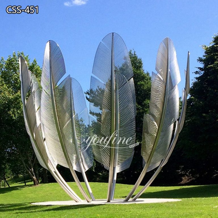 Outdoor Stainless Steel Palm Trees - YouFine Art Sculpture