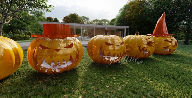Unique Large Outdoor Pumpkin Statue for Sale