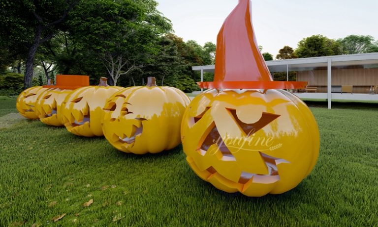 Unique Large Outdoor Pumpkin Statue for Sale