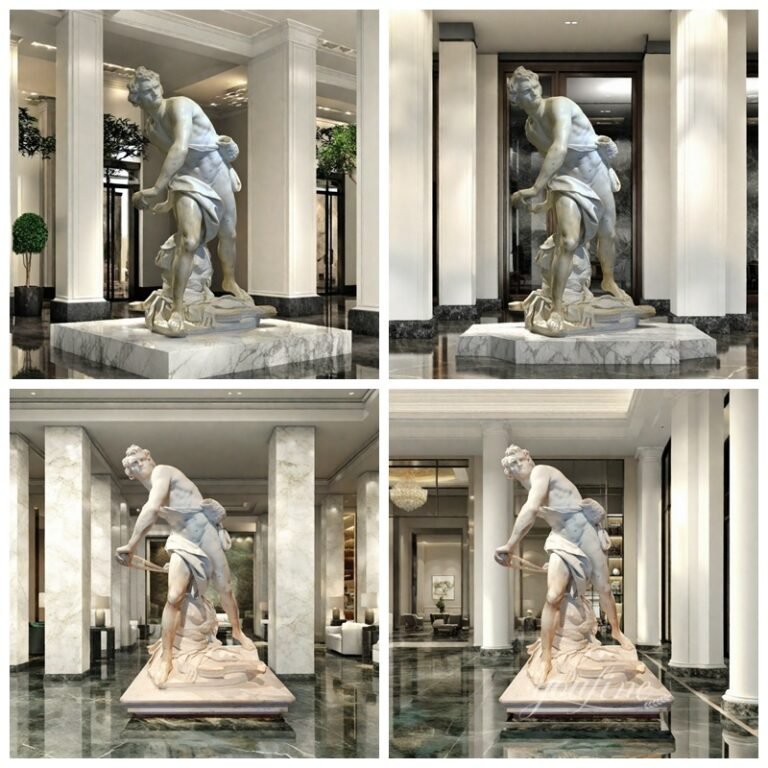 Marble Bernini David Sculpture for Sale