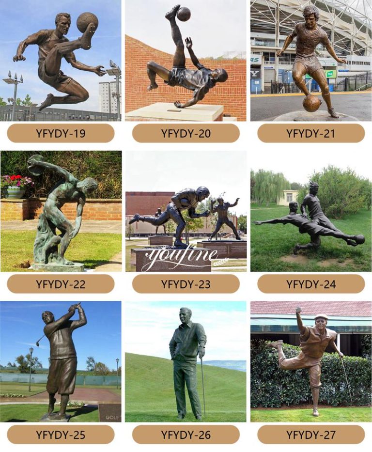 Bronze Football Player Stanley Matthews Sculptures - YouFine Art Sculpture
