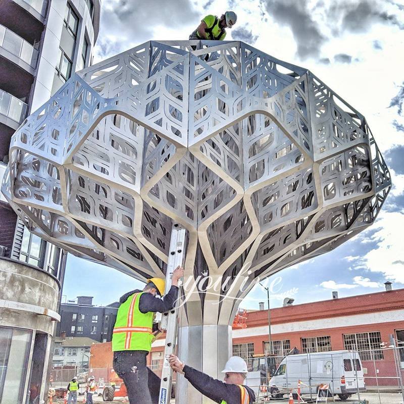 Stainless Steel Sculpture - Outdoor Custom Metal Sculptures