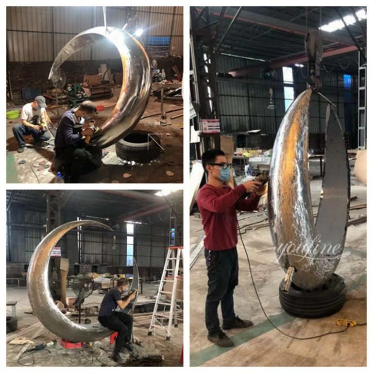 Crescent Moon Sculpture