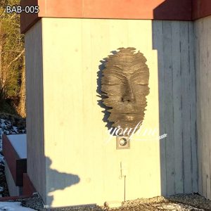 Abstract Bronze Large Face Sculpture - YouFine Art Sculpture