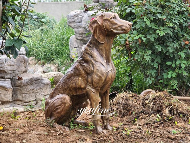Bronze Life Size Doberman Statue - YouFine Art Sculpture