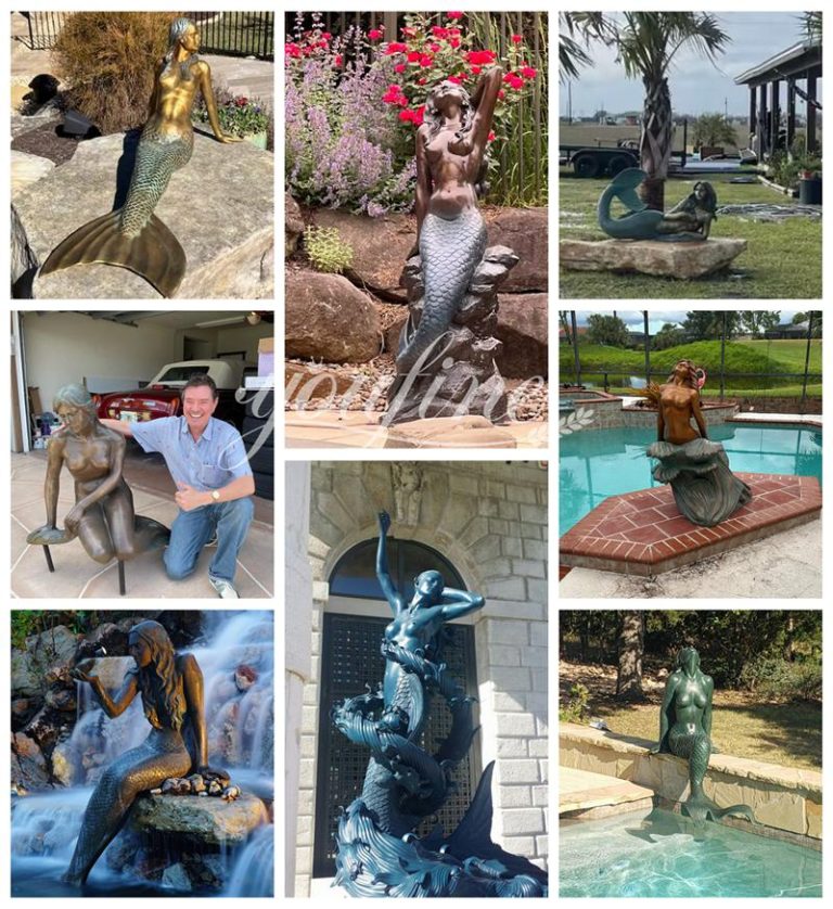 Large Outdoor Mermaid Statues for Sale