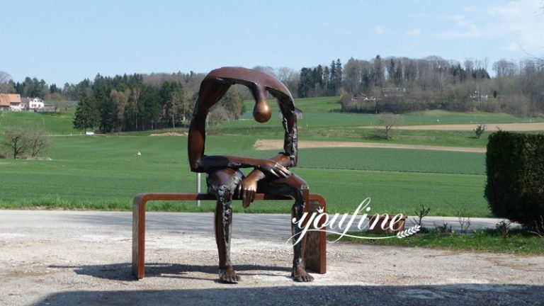 Large Bronze Melancholy Statue Replica - YouFine Art
