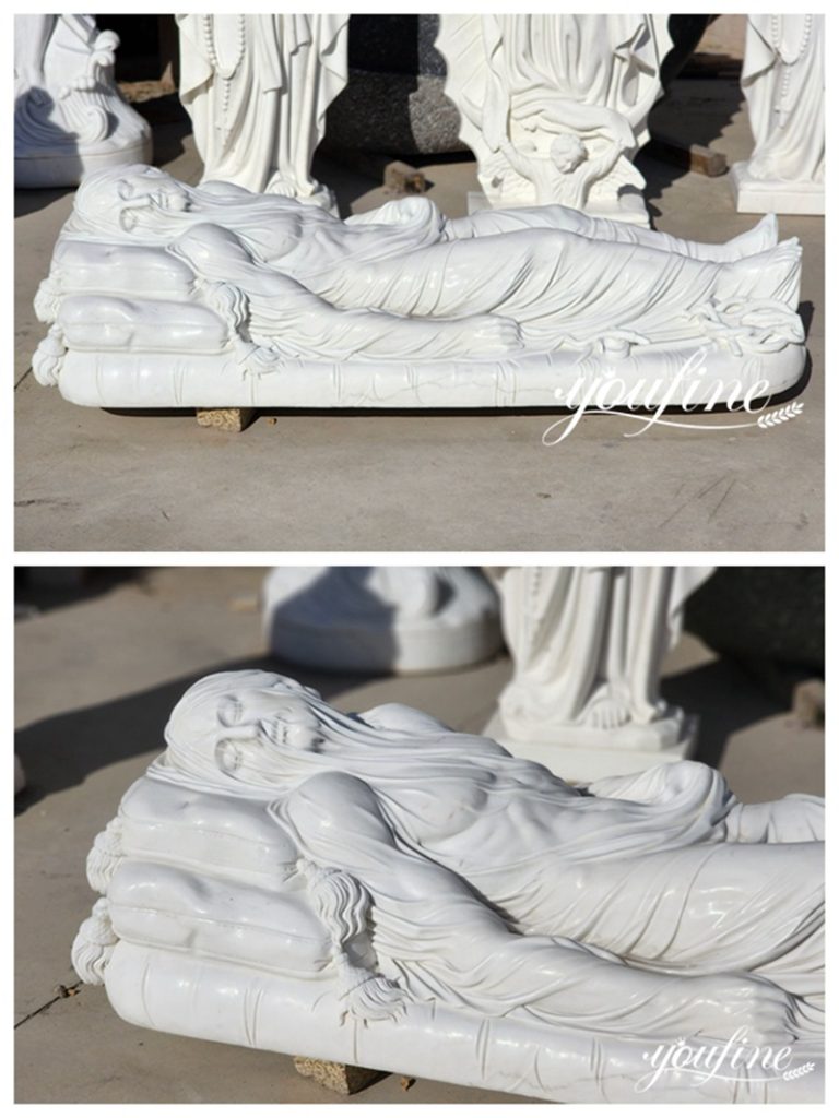 Marble Veiled Christ Statue