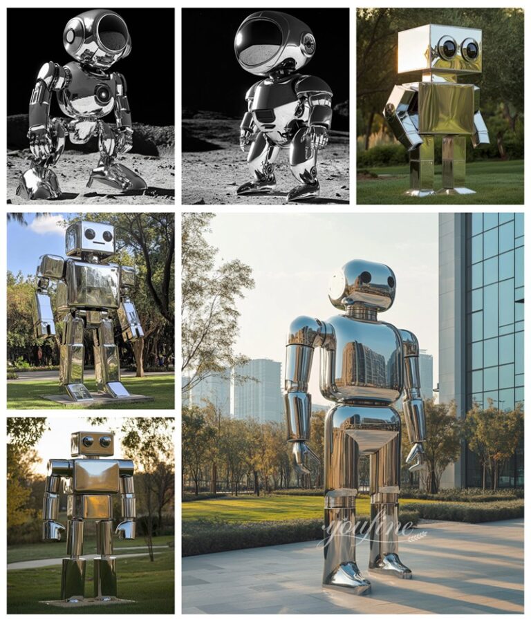 Cool Metal Robot Sculpture for Sale